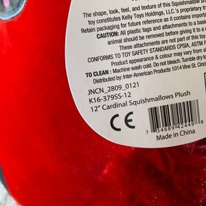 Squishmallows | Toys | Squishmallow Cazlan The Cardinal 2 Inch | Poshmark